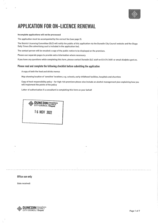 Agenda of District Licensing Committee - Friday, 17 February 2023